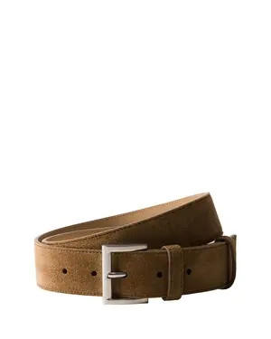 Prada Suede Belt - Brown