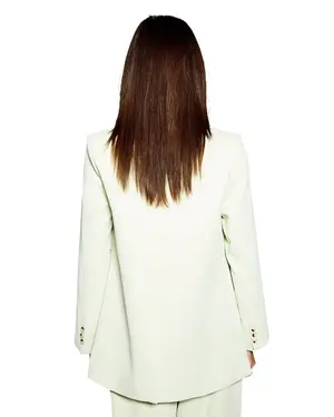WAREHOUSE Runway Collarless Boxy Blazer