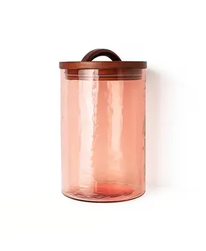 CREATIVE WOMEN Glass Canister - Blush