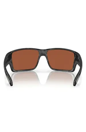 COSTA DEL MAR Reefton Pro 65mm Rectangular Sunglasses