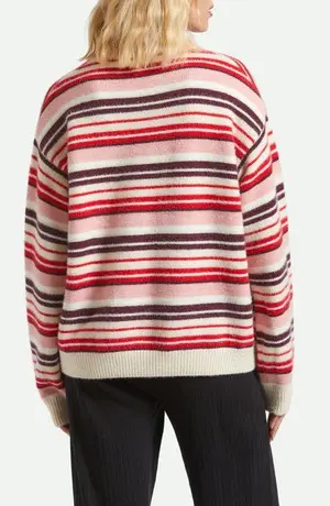 Brixton Striped Crewneck Sweater