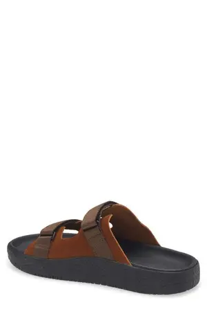 VEJA Arpoador Slide Sandal - Cognac Eagle Black