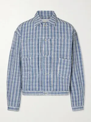 STORY MFG. Sundae Checked Cotton Jacket