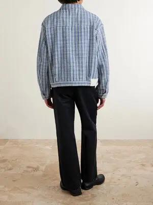 STORY MFG. Sundae Checked Cotton Jacket