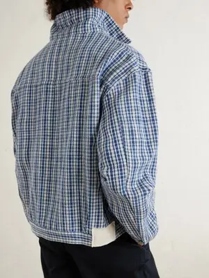 STORY MFG. Sundae Checked Cotton Jacket