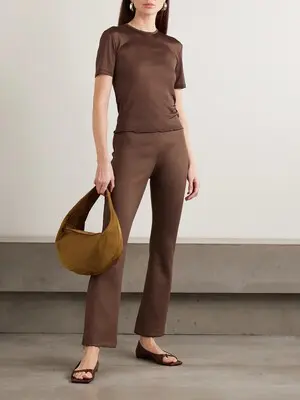 THE PARK Luna Semi-sheer Lyocell T-shirt