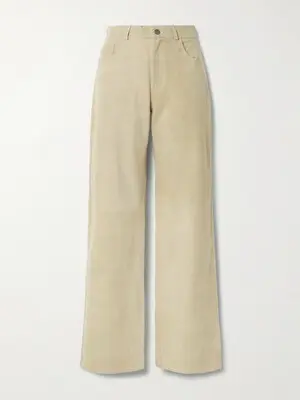 HAIKURE Korea Suede Pants - Neutrals
