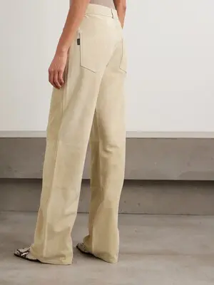 HAIKURE Korea Suede Pants - Neutrals