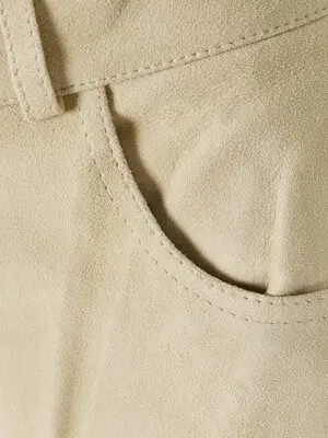 HAIKURE Korea Suede Pants - Neutrals