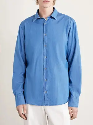 Canali Cotton-chambray Shirt