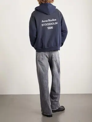 Acne Studios Franziska Garment-dyed Logo Hoodie