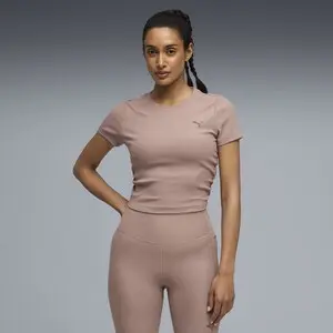 Puma Ribbed Performance Tops For Women