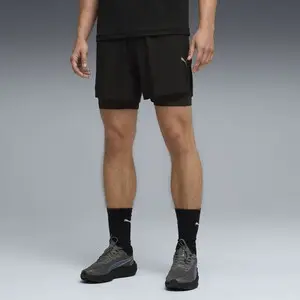 PUMA Dreamrun Drycell 5" 2-in-1 Running Shorts - Black