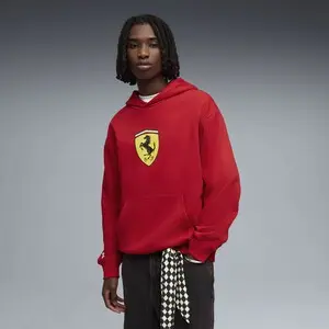 PUMA Scuderia Ferrari Shield Hoodie - Red