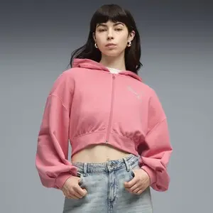 Puma Cropped Sweatshirts Hoodies For Women