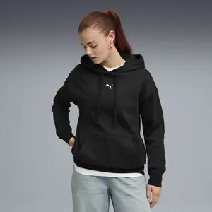 PUMA Essentials Fleece Relaxed Hoodie - Black