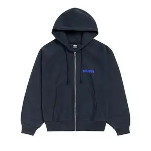 StÜssy Built Tough Zip Hoodie - Blue