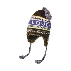 PALACE Loves Me Peruvian Beanie - Brown