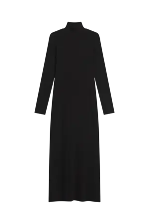 LESET Lauren Turtleneck Maxi Dress