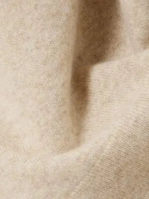 JOSEPH Oxna Mélange Cashmere Turtleneck Sweater - Neutrals