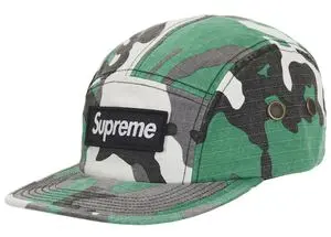 Supreme Military Camp Cap - Green Camo