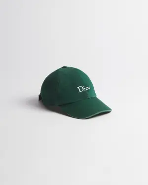 Dior Cap - Green Stonewashed Cotton