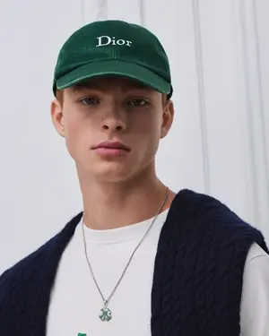 Dior Cap - Green Stonewashed Cotton