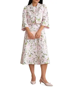 HOBBS LONDON Lana Floral Jacquard Jacket
