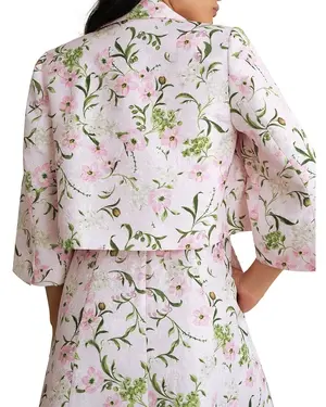 HOBBS LONDON Lana Floral Jacquard Jacket