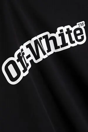 Off-White Printed Cottonjersey Tshirt - Black