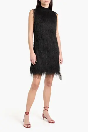 3.1 Phillip Lim Fringed Knitted Mini Dress