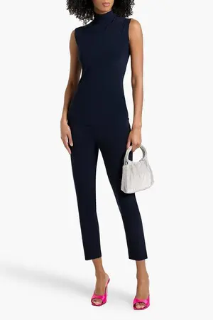 Norma Kamali Stretch-jersey Turtleneck Top