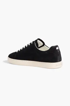 Palm Angels Suede Sneakers - Black