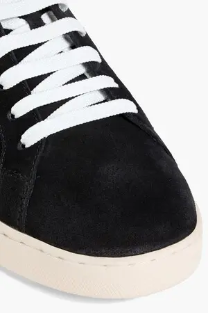 Palm Angels Suede Sneakers - Black