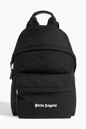 Palm Angels Canvas Backpack - Black