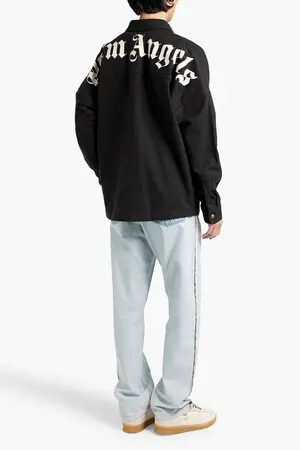 Palm Angels Printed Cottontwill Overshirt