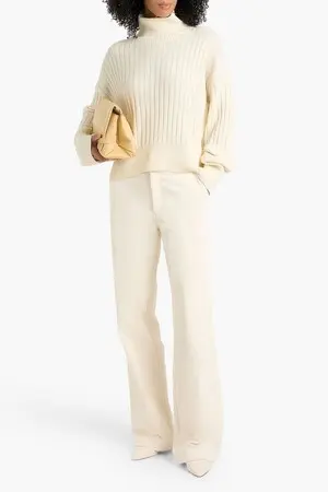 LE17SEPTEMBRE Ribbed Wool Turtleneck Sweater
