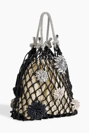 3.1 Phillip Lim Macramé Mini Sac Embellished Leather Tote