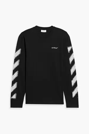 Off-white Long Sleeve Shirts For Men