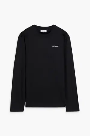 Off-White Printed Cotton-jersey T-shirt