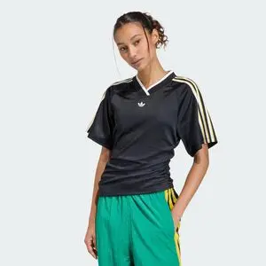 Adidas Rouched Football Jersey - Black