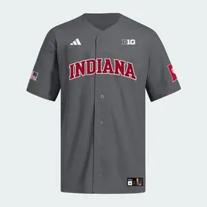 Adidas Indiana Hoosiers Full Button Jersey