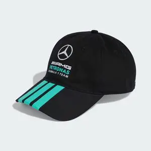 Adidas Mercedes-amg Petronas Formula 1 Team Dna 3-stripes Cap - Black