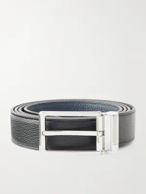 Dunhill 3cm Full-grain Leather Belt - Black