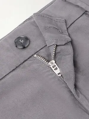Canali Straight-leg Stretch Cotton-blend Shorts