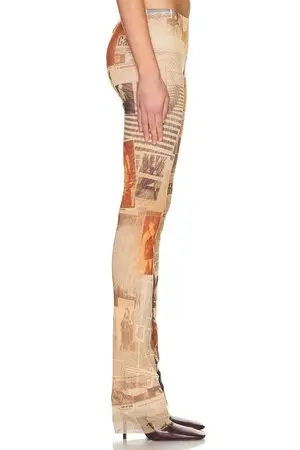 JEAN PAUL GAULTIER Printed Mesh Trousers