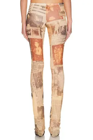 JEAN PAUL GAULTIER Printed Mesh Trousers