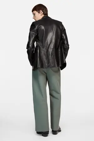 Acne Studios Leather Suit Jacket