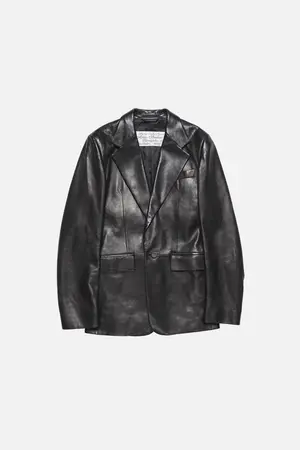 Acne Studios Leather Suit Jacket