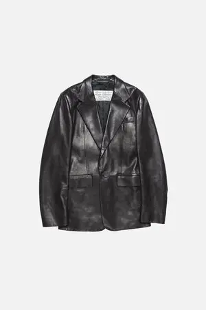 Acne Studios Leather Suit Jacket